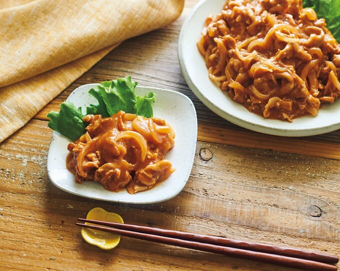 [写真](1ページ目)豚こま肉でつくる「ポークチャップ」。電子レンジでやわらかジューシー | ESSEonline（エッセ オンライン）